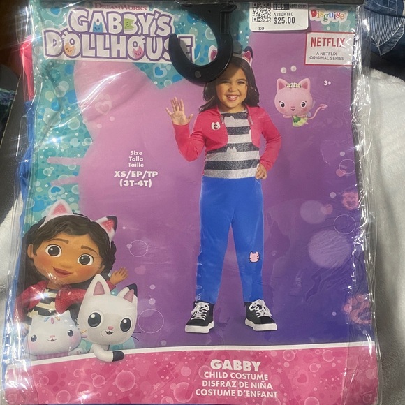 Dreamworks | Costumes | Dreamworks Gabbys Dollhouse Kids Costume Pink ...